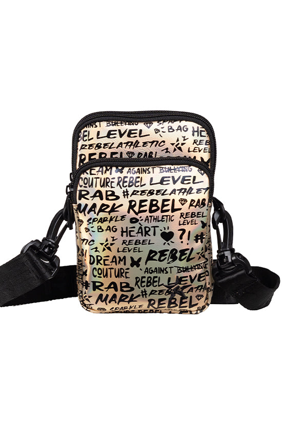 Signature in Black and Gold Rebel Phone Case Crossbody – Rebel Athletic