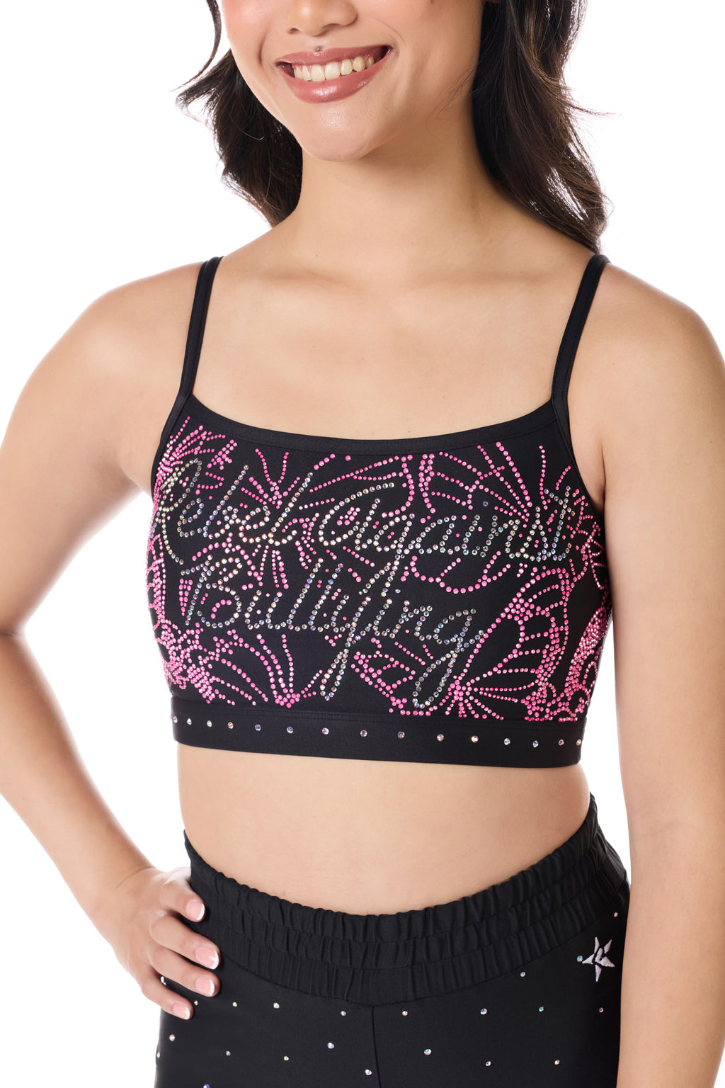 Rebel Against Bullying Sports Bra in Black – Rebel Athletic