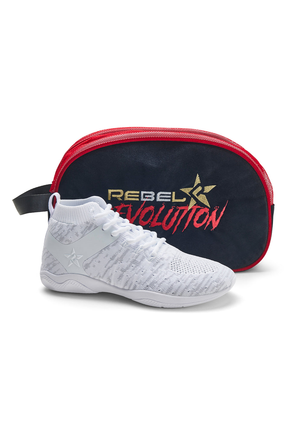 Rebel Revolution Cheer Shoes - White Cheer Shoes for Cheerleaders ...