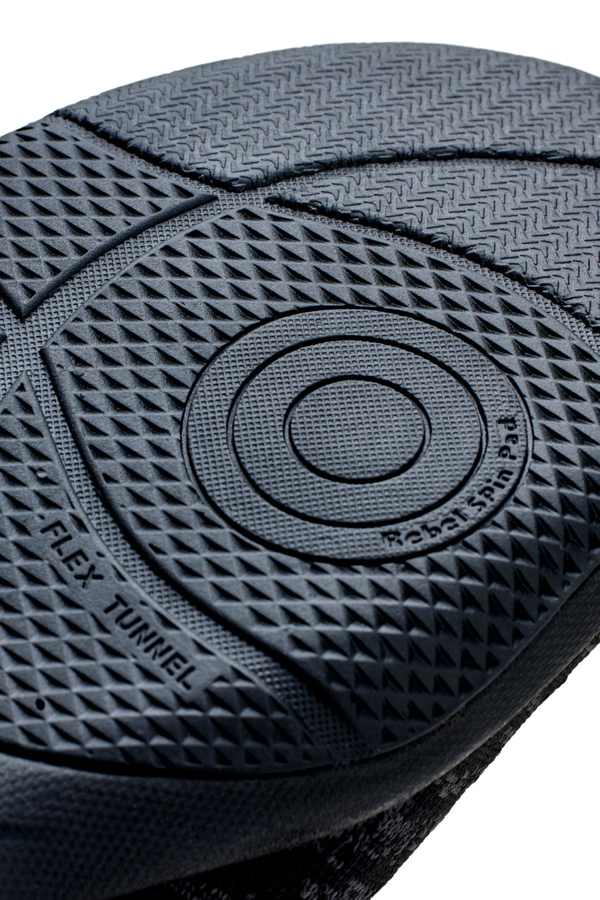 Rebel Revolution Blackout Cheer Shoes - Black Cheer Shoes for Flyers ...