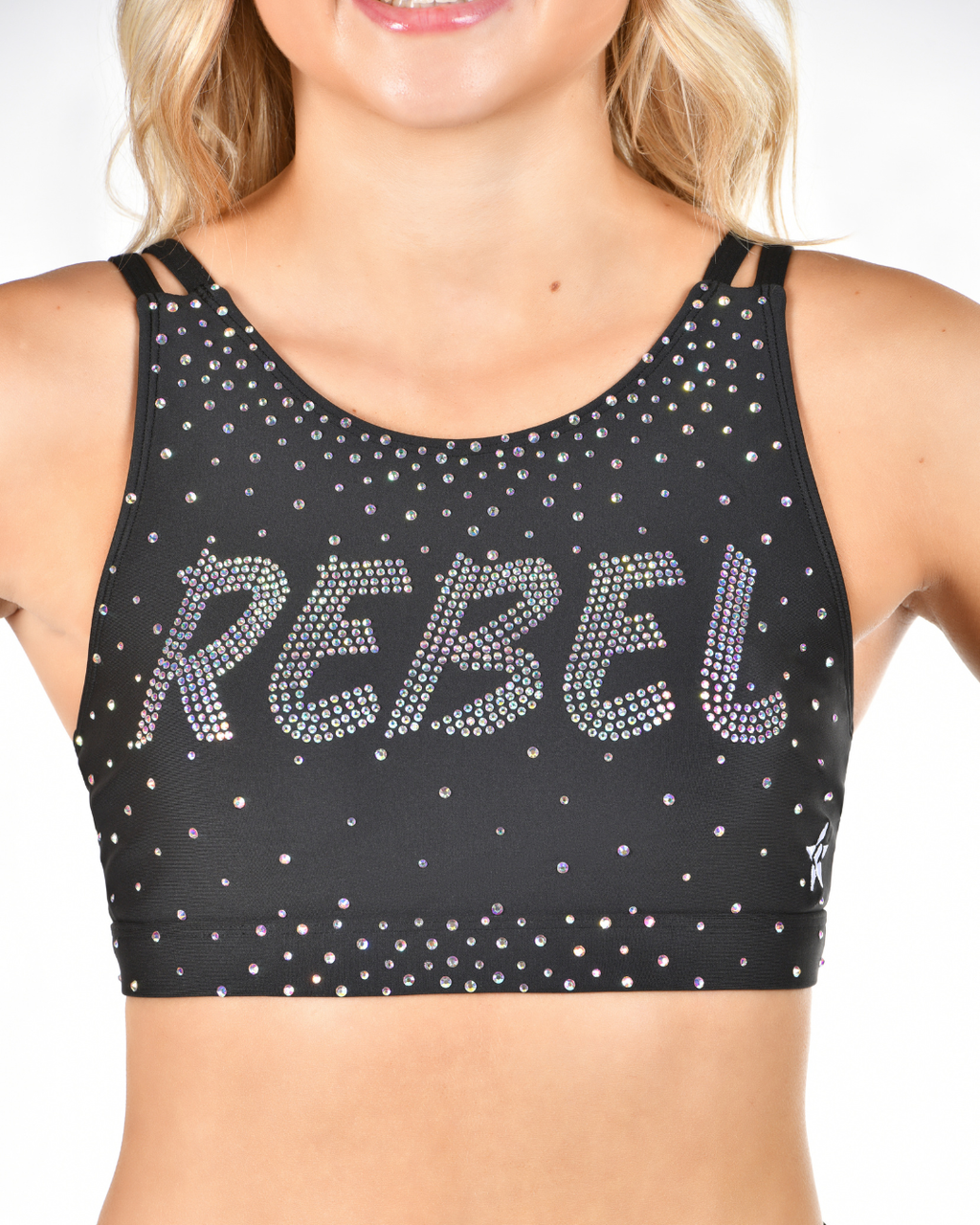 Rebel in Lights Sports Bra in Black – Rebel Athletic