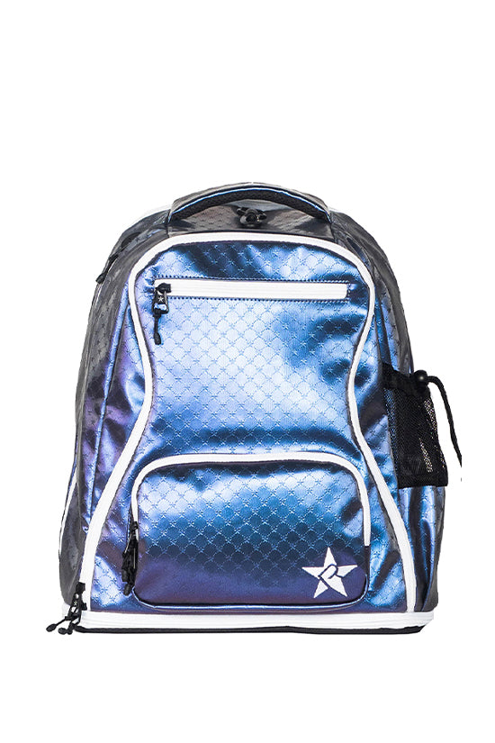 Embossed in Purple Rebel Baby Dream Bag with White Zipper – Rebel Athletic