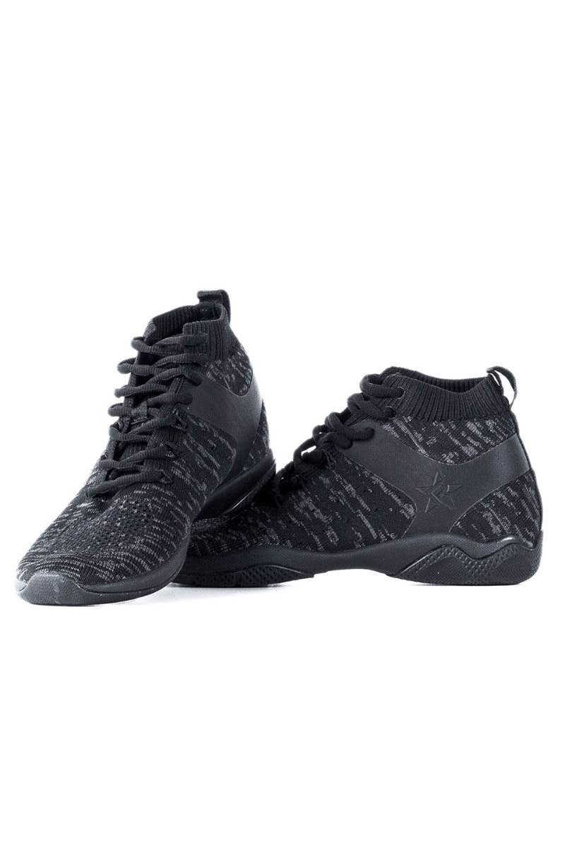 Rebel Revolution Blackout Cheer Shoes - Black Cheer Shoes for Flyers ...