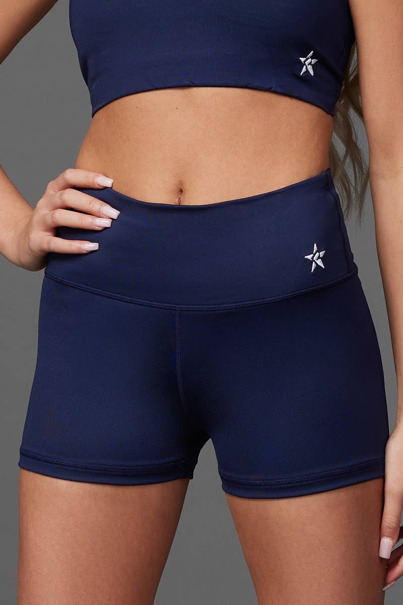 Navy Compression Short – Rebel Athletic